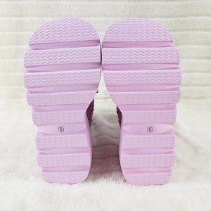 Cape Robbin | Shoes | Vibrate Baby Pink Platform 45 Wedge Heel Ankle B ...